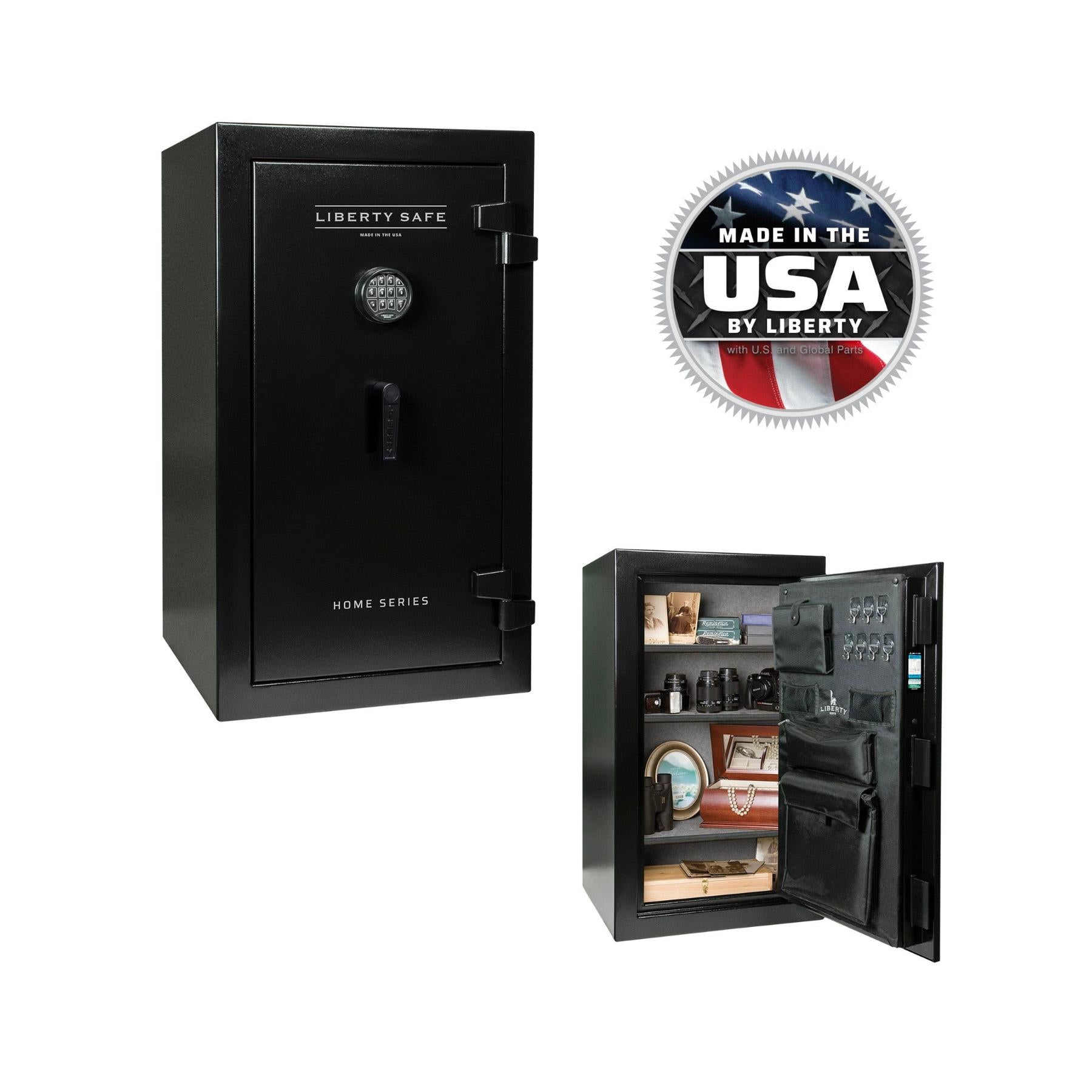 Liberty Home Safe 12 – 60‑Min Fire Protection – Heavy Metal Gun Safes