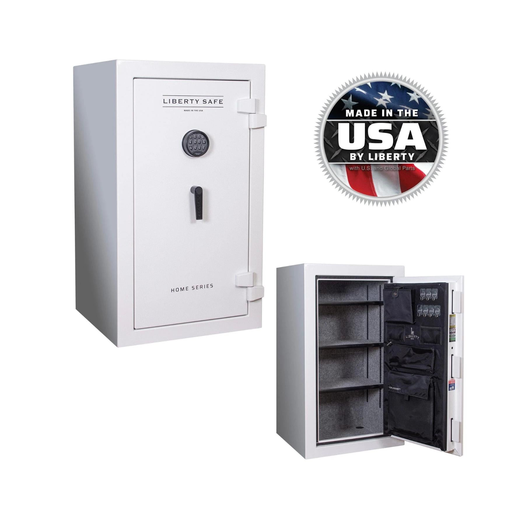Liberty Home Safe 12 – 60‑Min Fire Protection – Heavy Metal Gun Safes