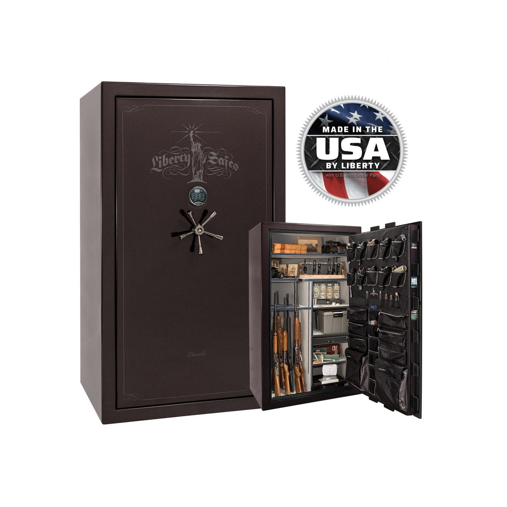 Liberty Lincoln 50 - High-Capacity Fireproof Gun Safe – Heavy Metal Gun ...
