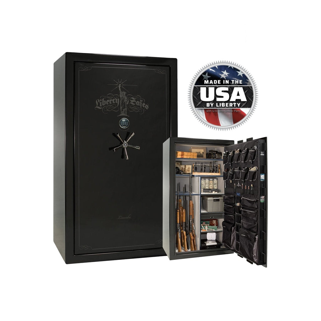 Liberty Lincoln 50 - High-Capacity Fireproof Gun Safe – Heavy Metal Gun ...